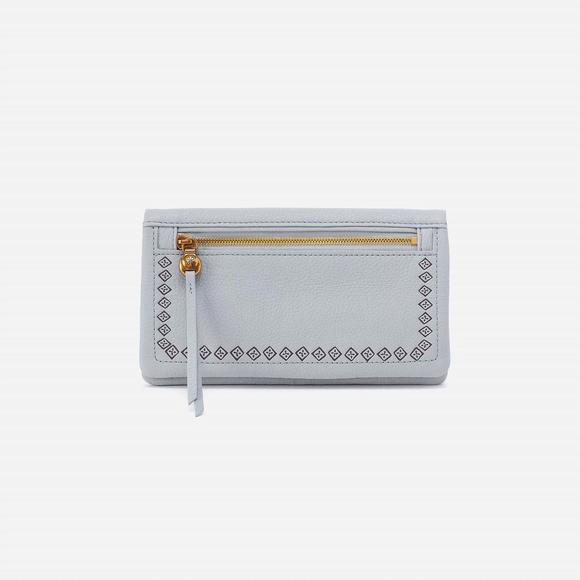 HOBO | Bags | New Hobo Lumen Continental Wallet In Blue Pearl | Poshmark